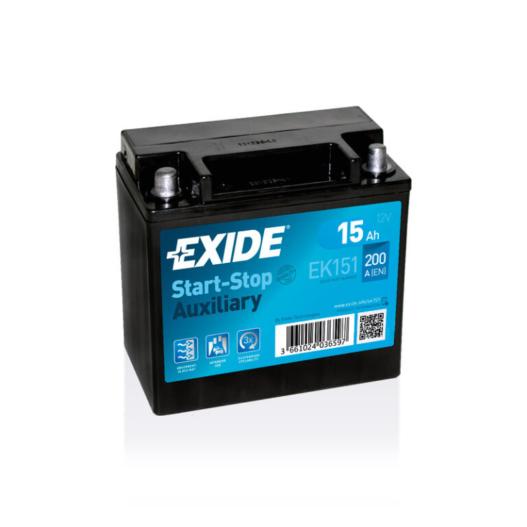 Exide AGM EK151 15 Ah Accu – Bakker Accu Service Goes